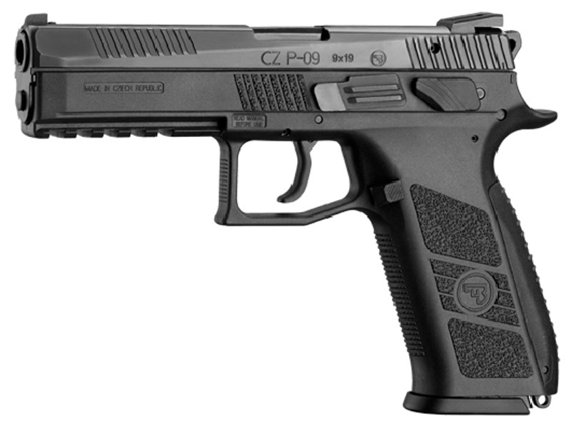 Pistol CZ P-09, manuel safety+decocker, 9 mm – Sportec