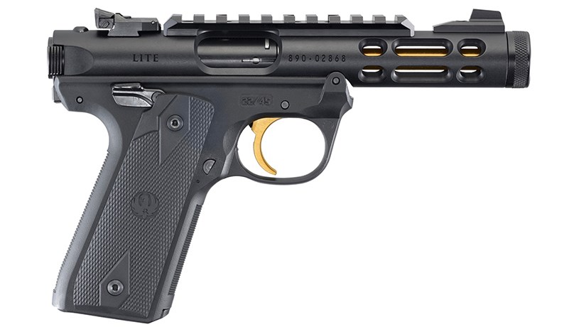 Pistol Ruger MKIV 22/45 Lite, Black Anodized .22LR – Sportec